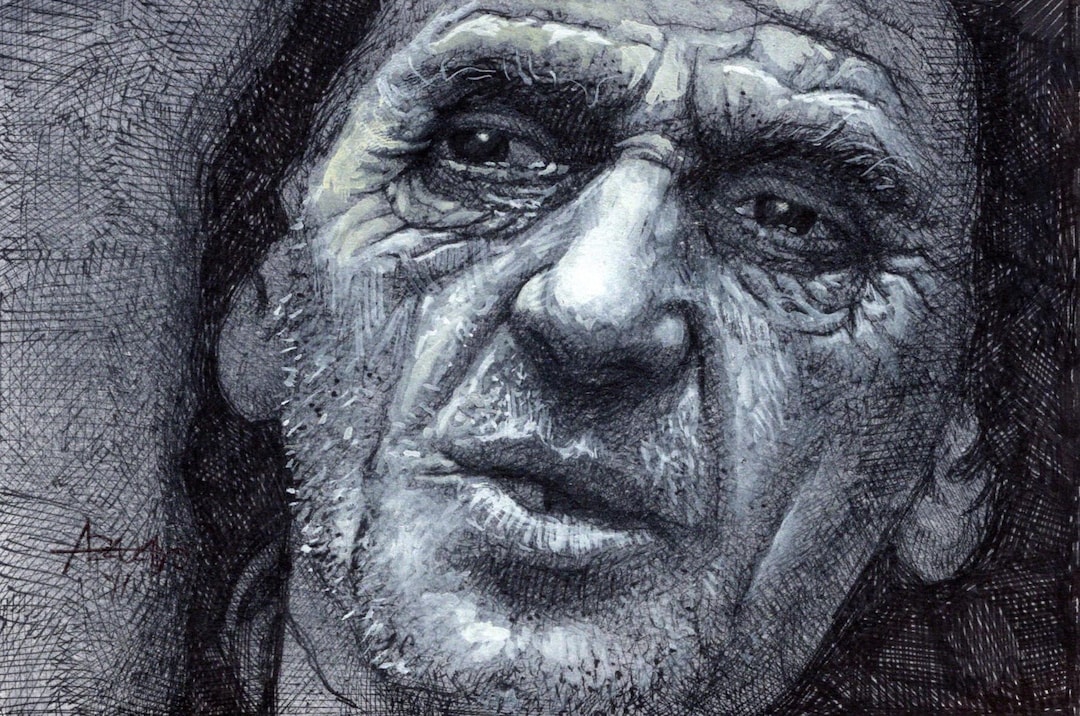 Faces of the Disenfranchised 9, Fine Art Mixed Media, Portrait Art ...