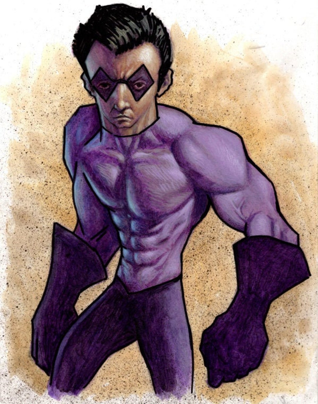 Purple Power, Original Fan Art - Etsy