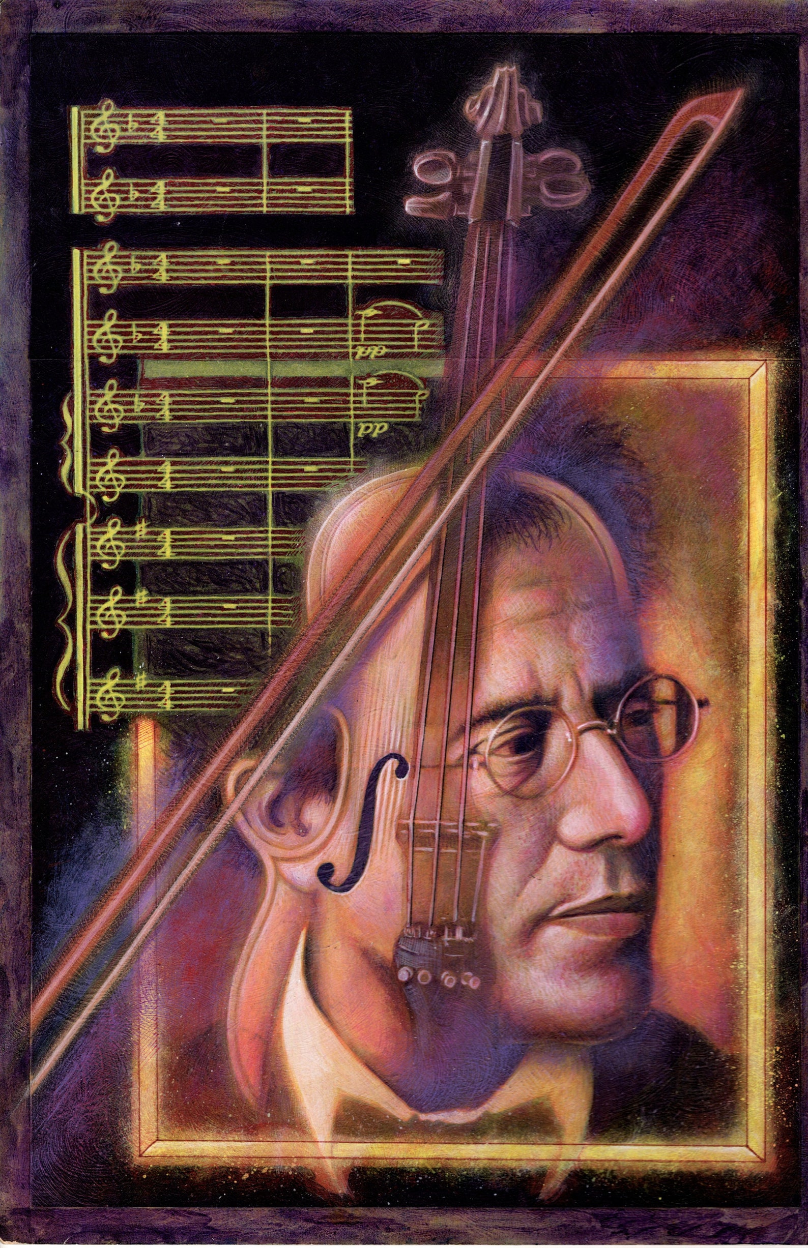 Gustav Mahler Original Painting Romantic Composer Musician - Etsy