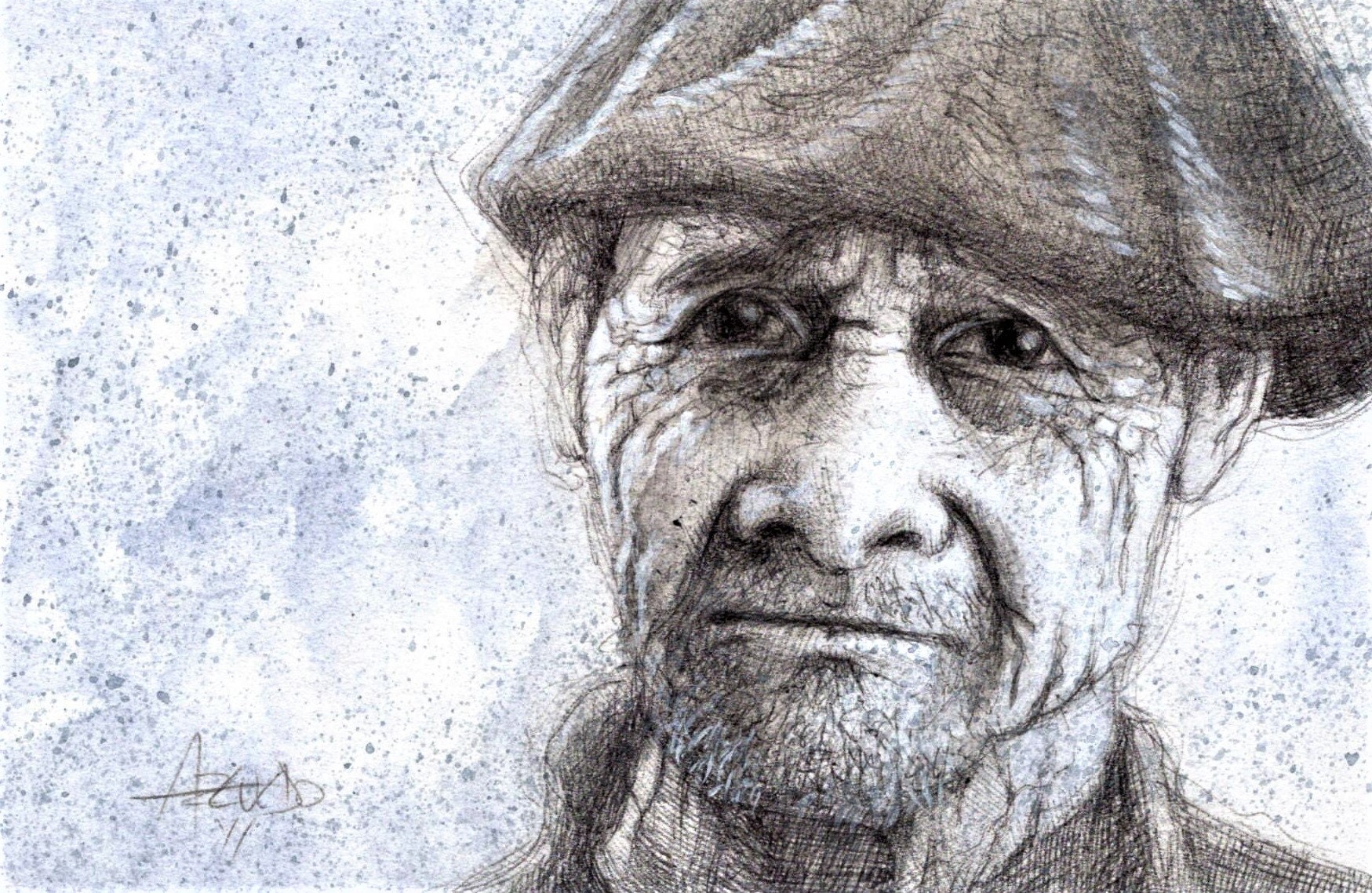 Faces of the Disenfranchised 10 Fine Art Mixed Media - Etsy