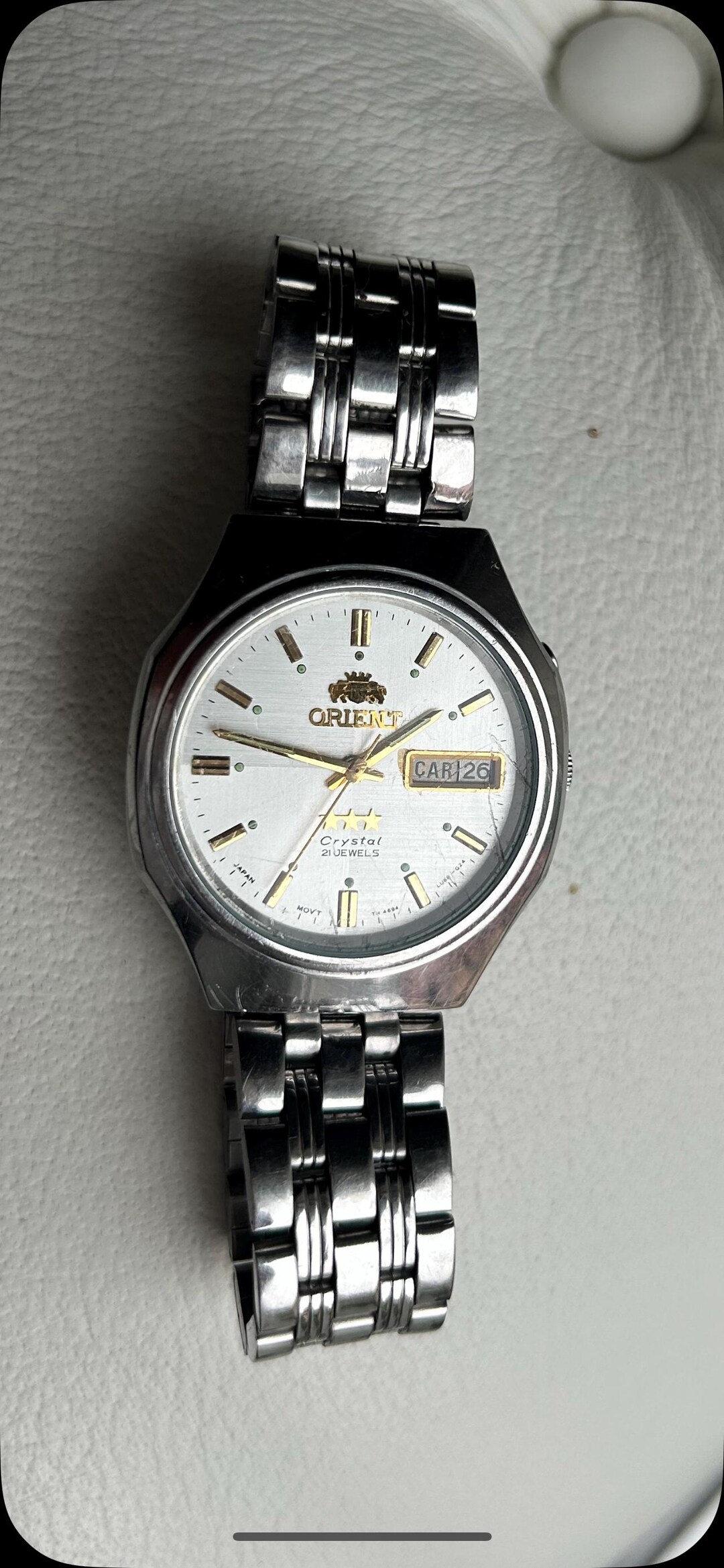 Orient Wristwatch Automatic 3 Star Crystal 21 Jewels - Etsy