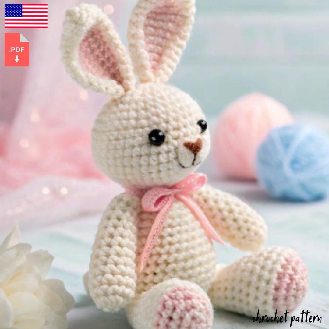 Crochet Amigurumi Lulu Bunny Pattern – Fun DIY Animals Tutorial ...