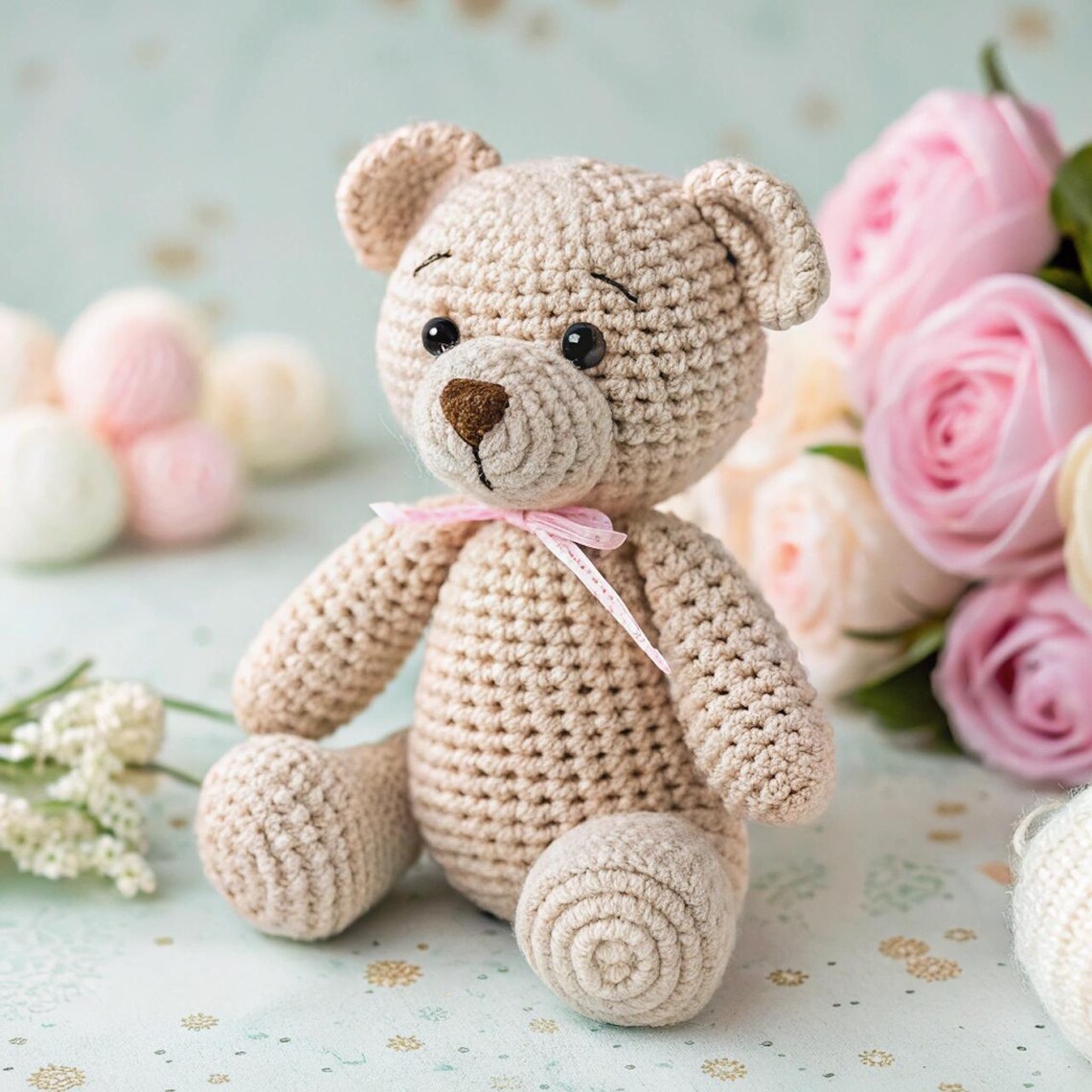 Crochet Amigurumi Cuddle Bear Pattern – Fun DIY Animals Tutorial ...