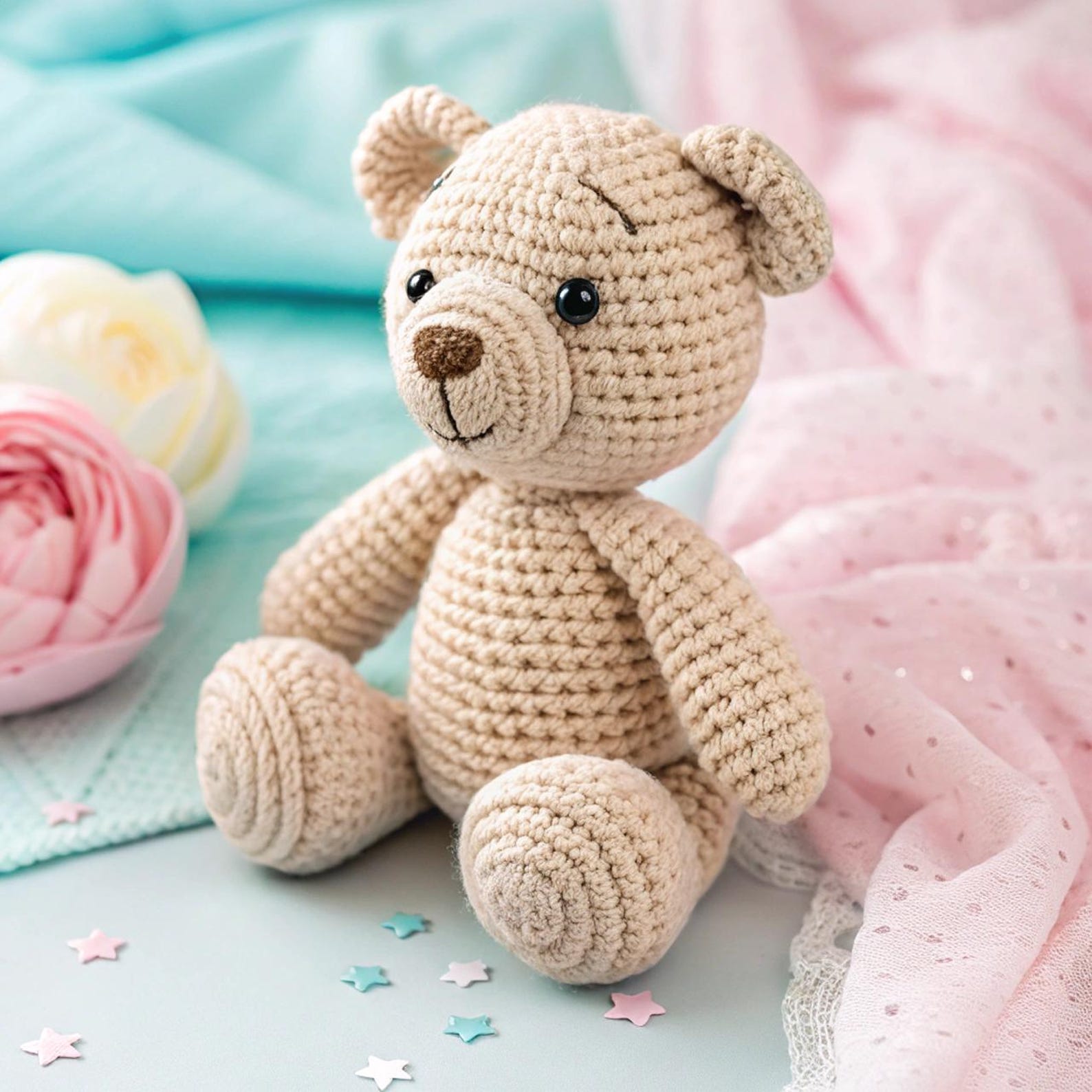 Crochet Amigurumi Cuddle Bear Pattern – Fun DIY Animals Tutorial ...