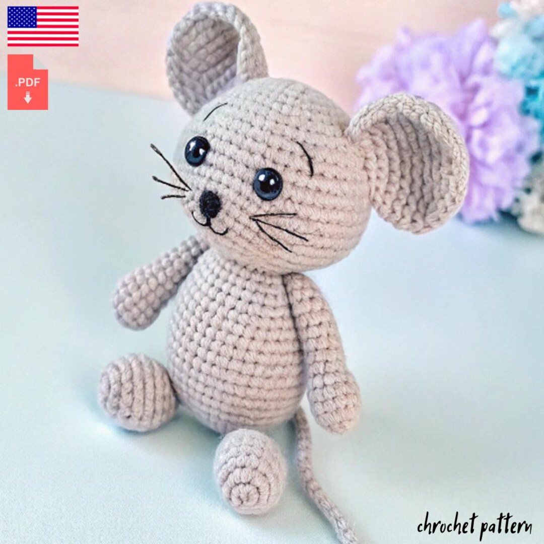 Crochet Amigurumi Pippy Mouse Pattern – Fun DIY Animals Tutorial ...