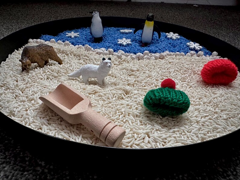 Winter Sensory Venture Kit|rice Play|messy Play|pretend Play|tuff Tray ...