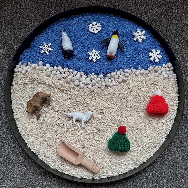 Winter Tuff Tray - Etsy UK