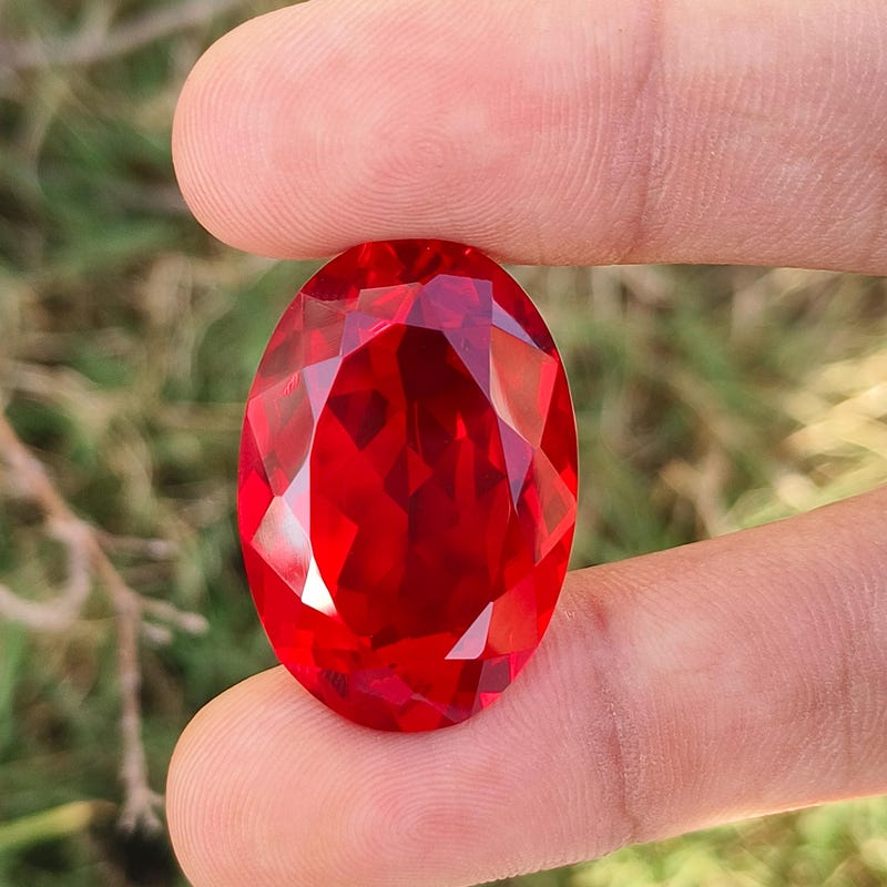 Oval Ruby Loose Stone - Etsy