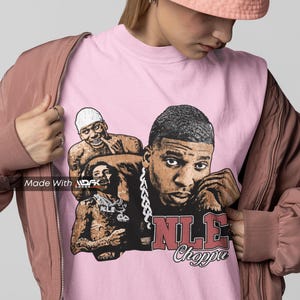 NLE Choppa Shirt, Rapper Merch, Hip Hop Tee, Music Fan Shirt, Graphic ...