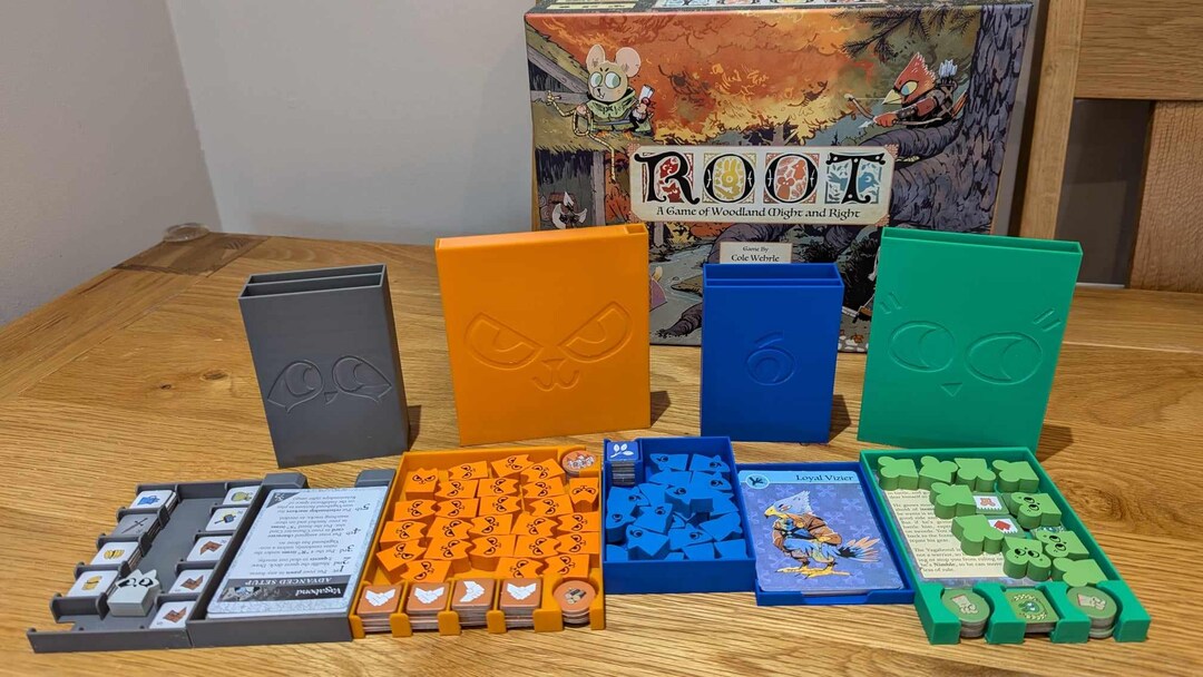 3d Printed Root & Expansions Boardgame Faction Organiser - Etsy UK