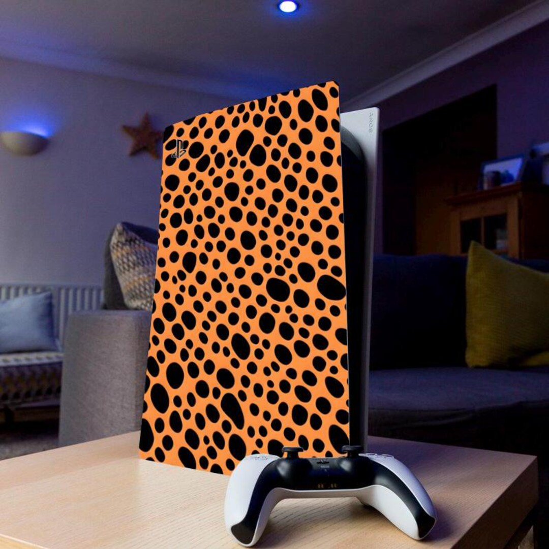 PS5 Skin Gaming Accessories Panther Pattern Design Unique Durable PS5 ...