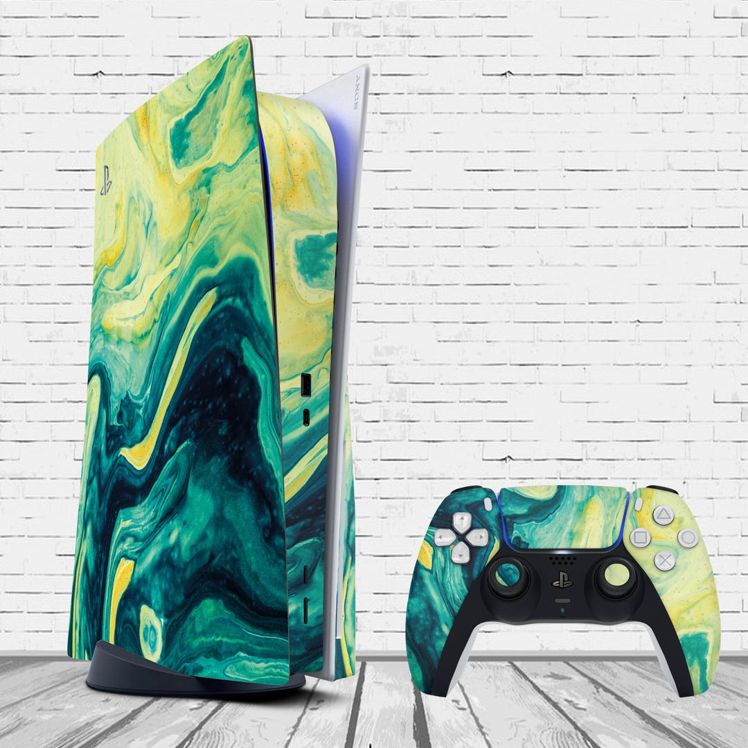 Oil Paint PS5 Skin, Easy to Apply and Durable. Transform PS5 Console or ...
