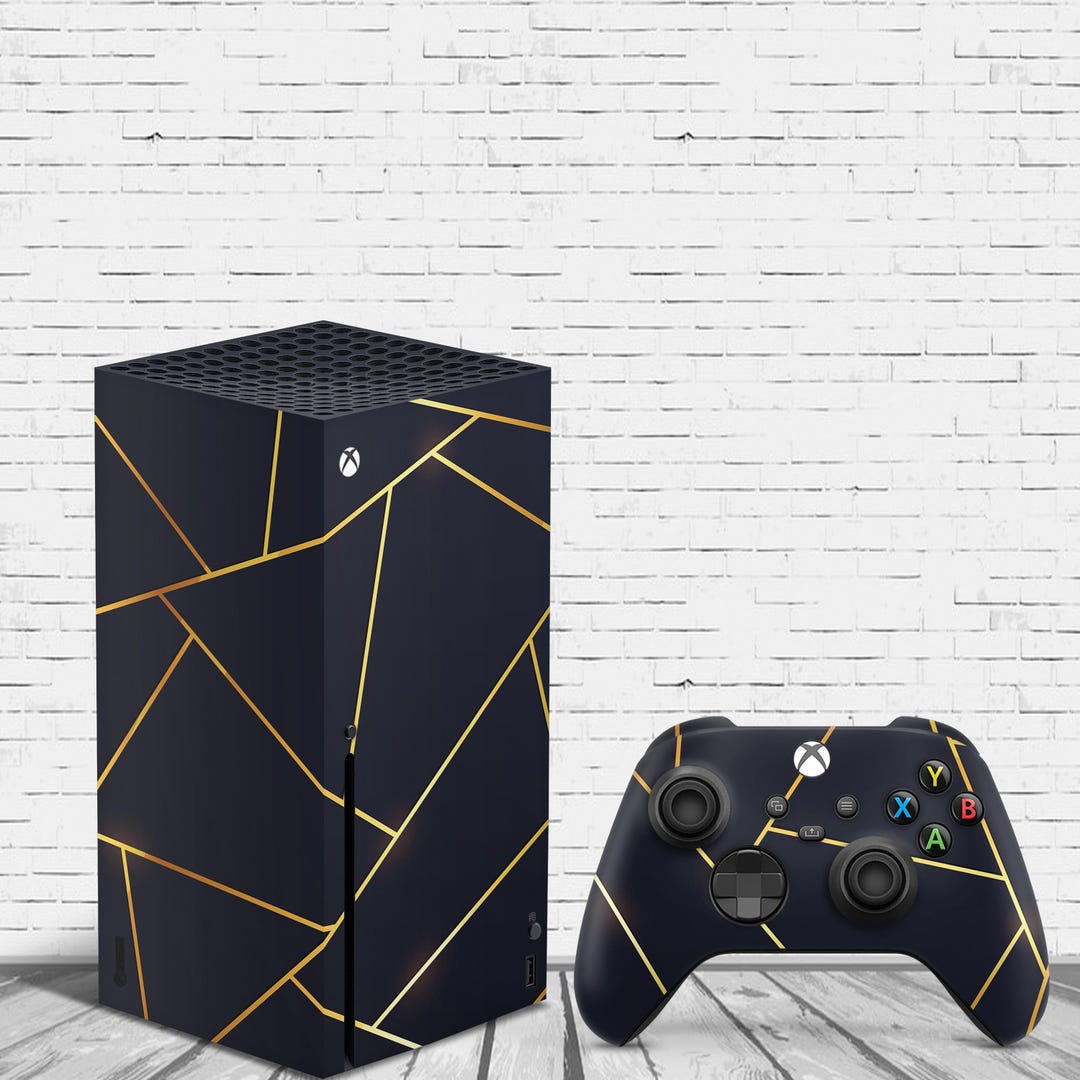 Abstract Blue Gradient Vinyl Skin Full Wrap Decal for Xbox Series X ...