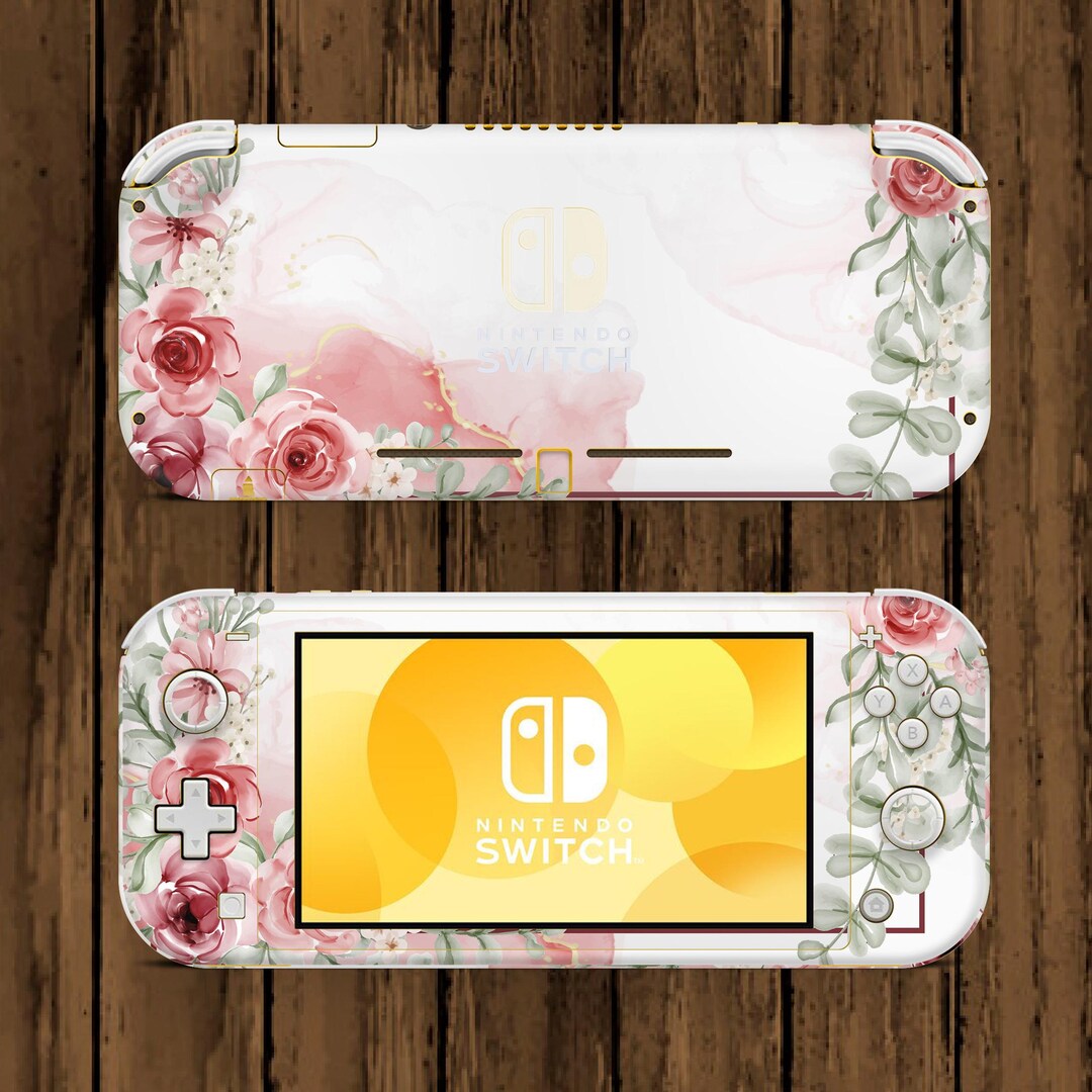 Red Roses Watercolor Nintendo Switch Skin: Floral Vinyl Decal - Etsy