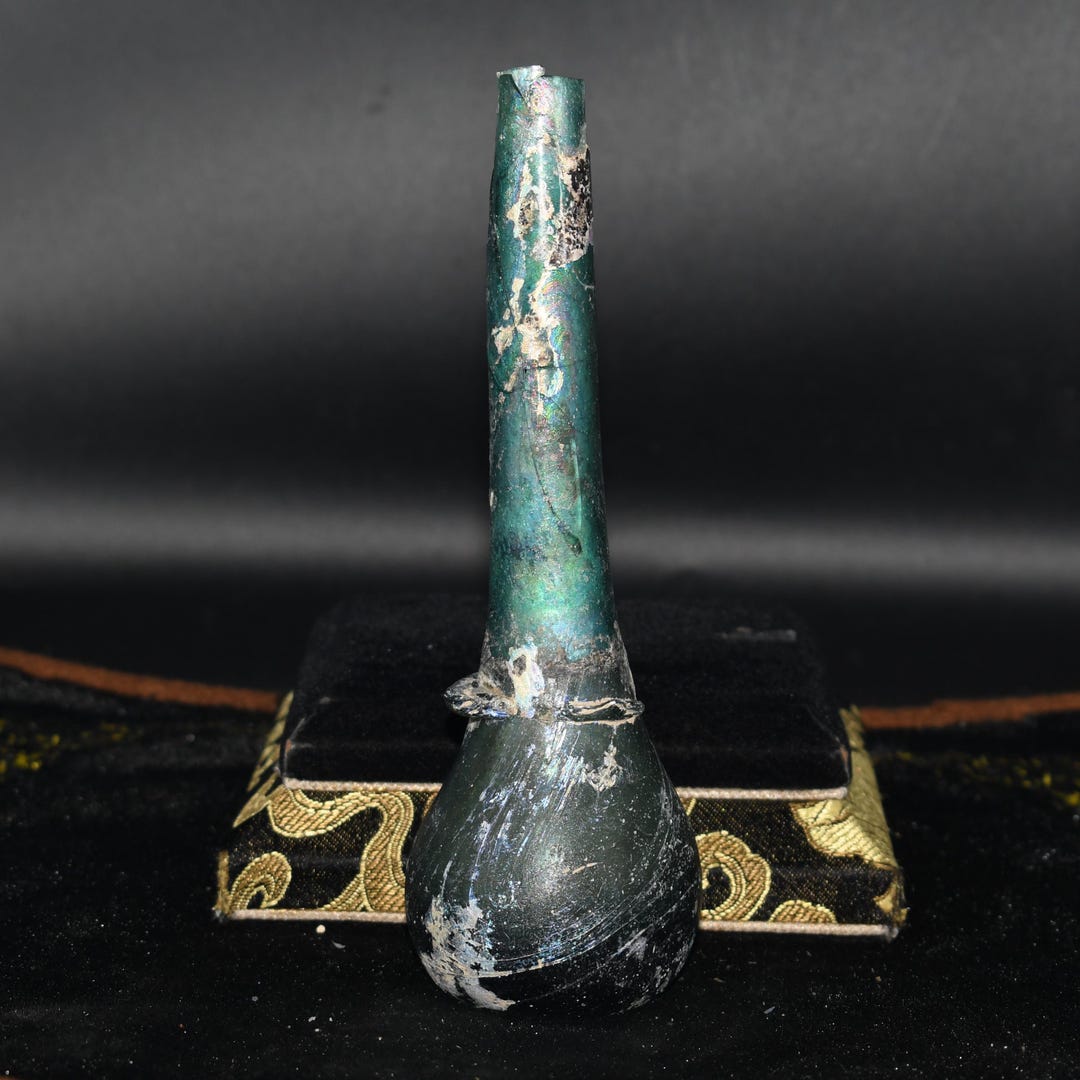 Rare Large Ancient Roman Glass Vessel Container in Good Condition - Etsy