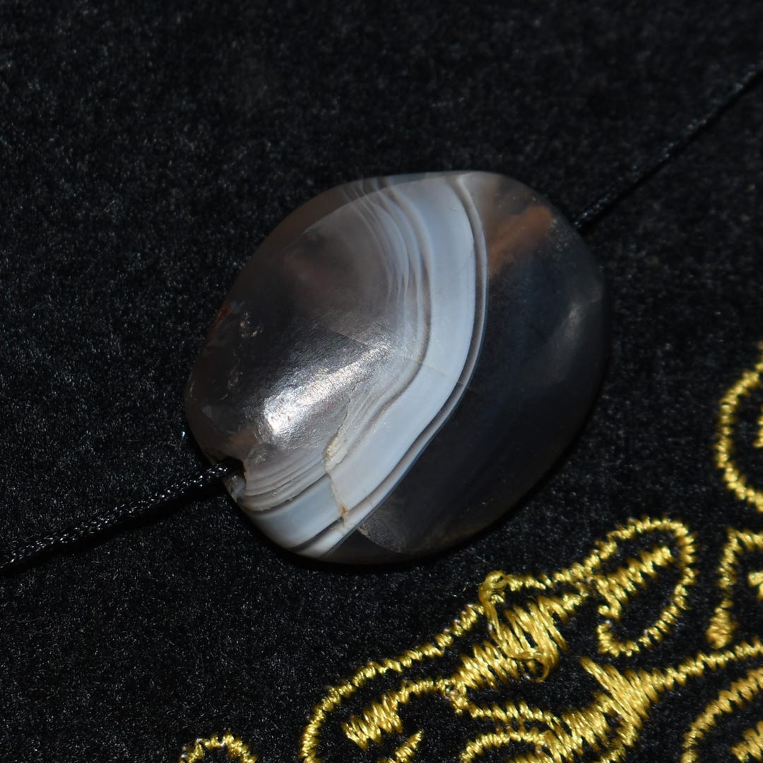 Ancient Greco Bactrian Banded Agate Stone Bead in Good Condition - Etsy