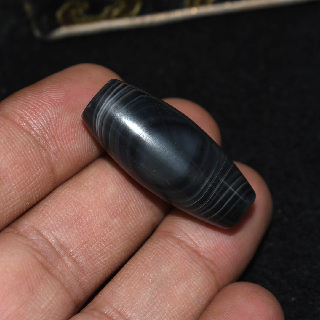 Ancient Greco Bactrian Agate Stone Bead With Rare Pattern in Good ...