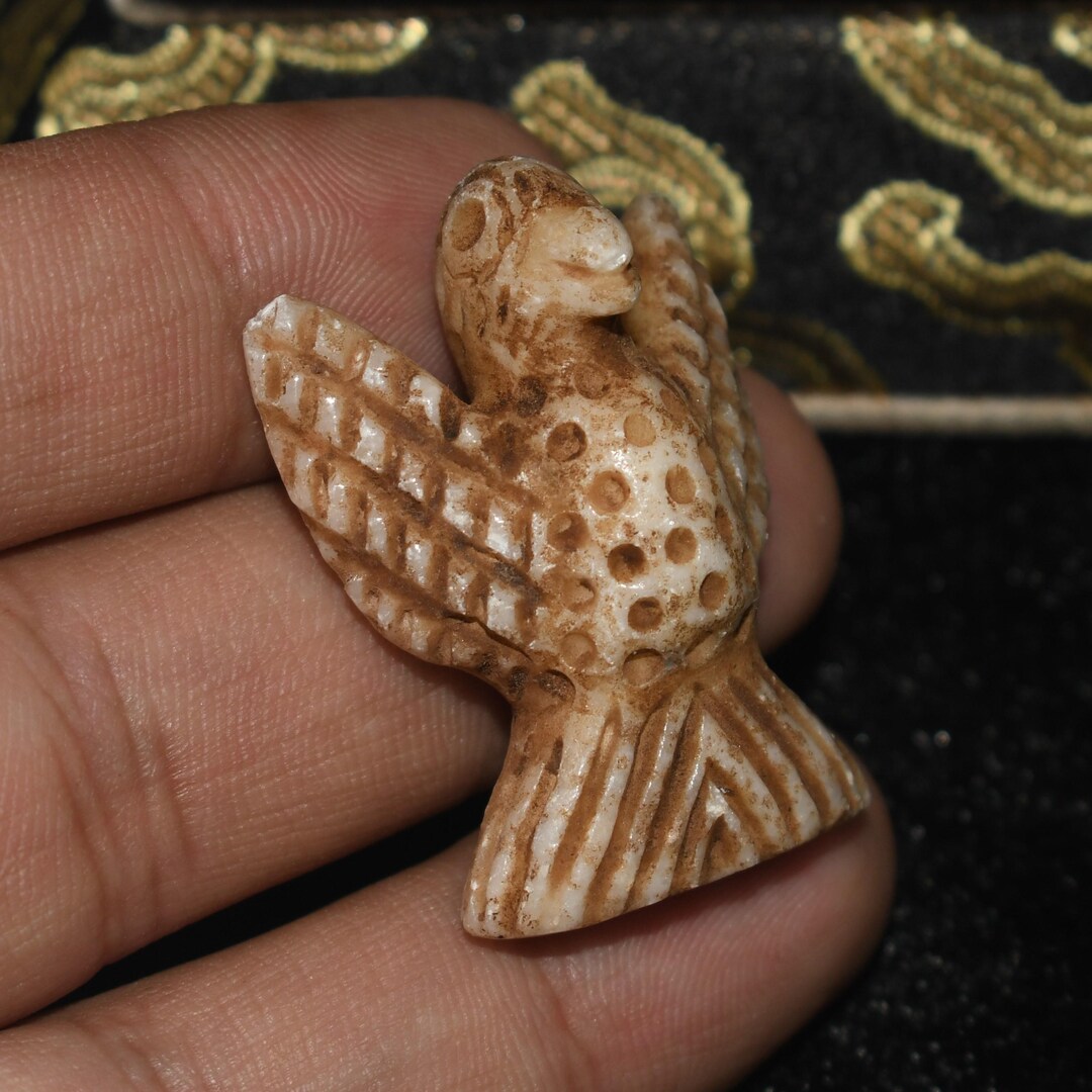 Ancient Bactrian Alabaster Bird Amulet - Etsy