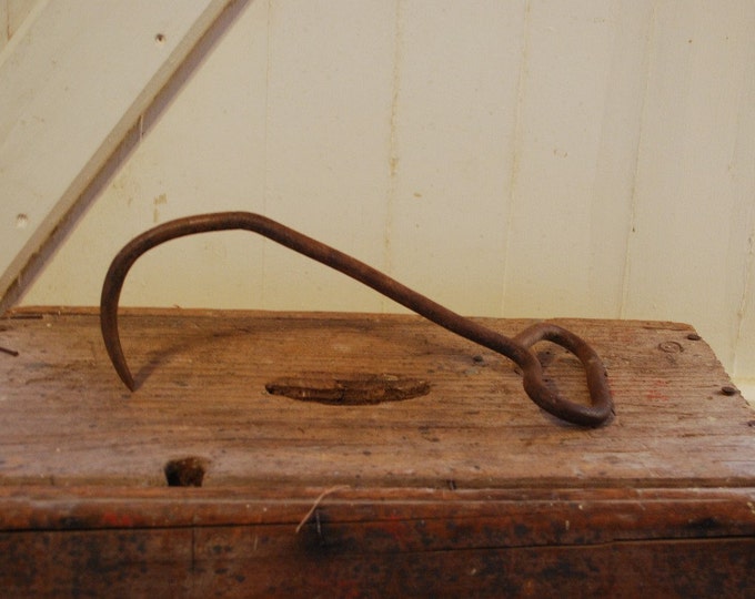Hay Hook Antique Farm Tool Hay Bale Hook Country Rustic - Etsy