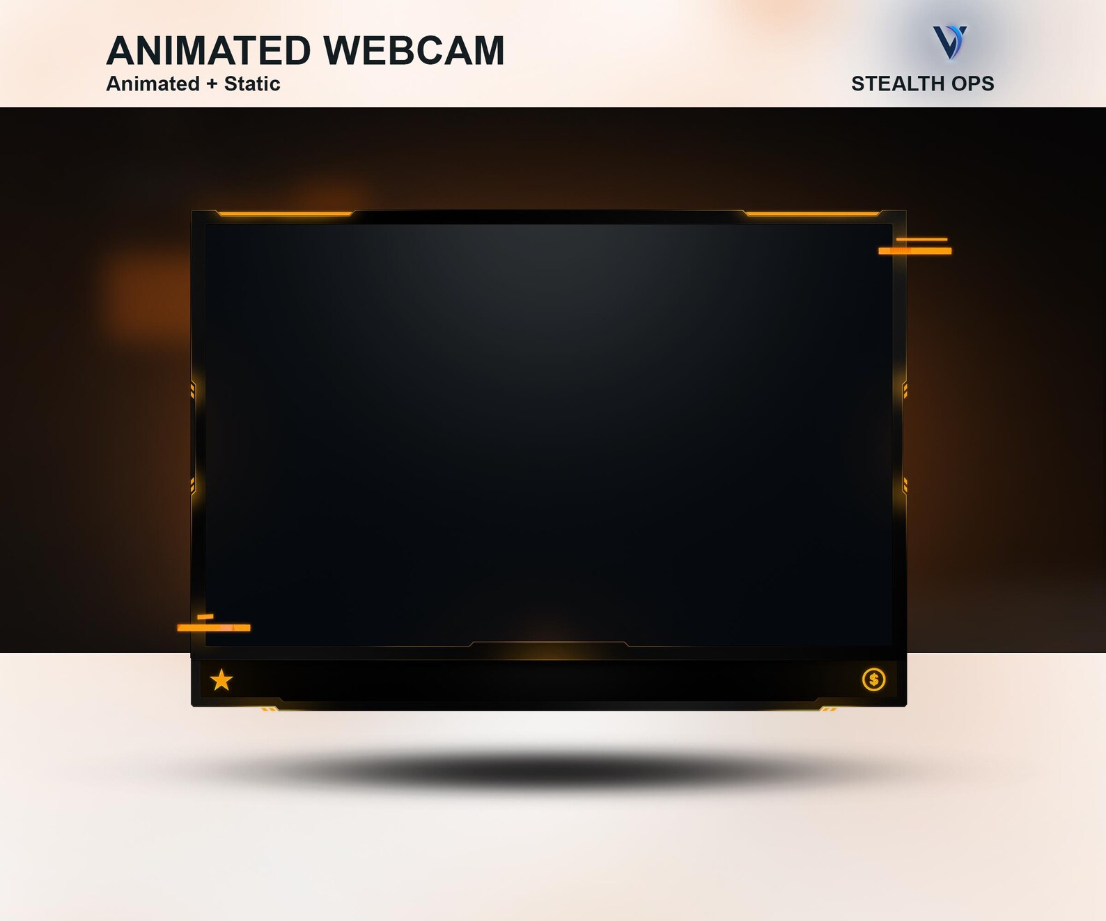 Stealth Ops Animated Webcam Bundle | Military Themed Facecam Overlay ...
