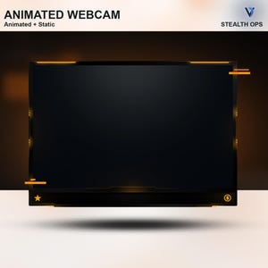 Stealth Ops Animated Webcam Bundle | Military Themed Facecam Overlay ...