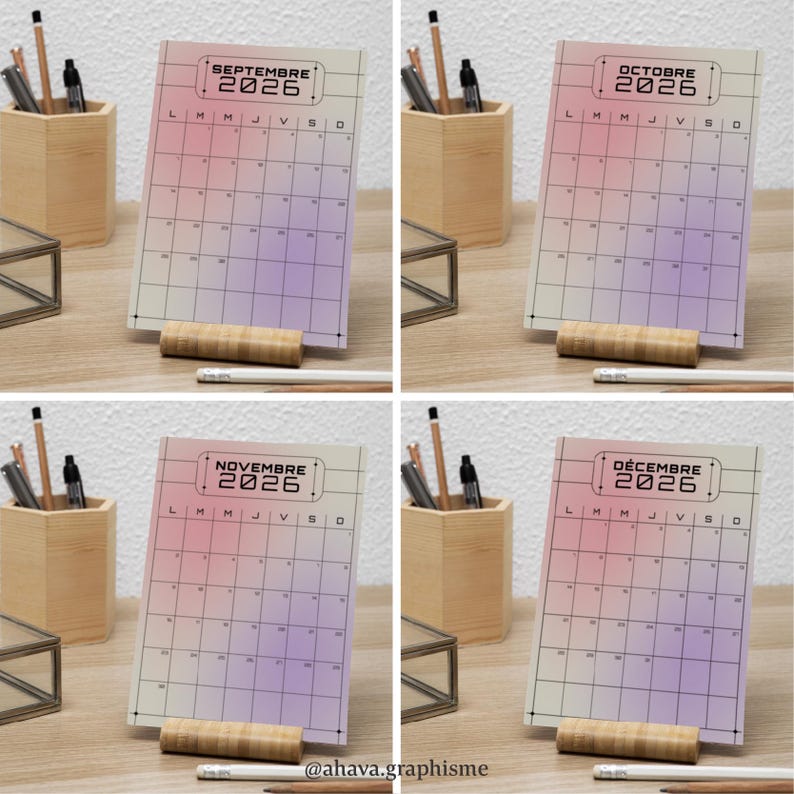 Printable 2026 Pastel Calendar | 12 Months + Full Year | A4 & A5 PDF ...