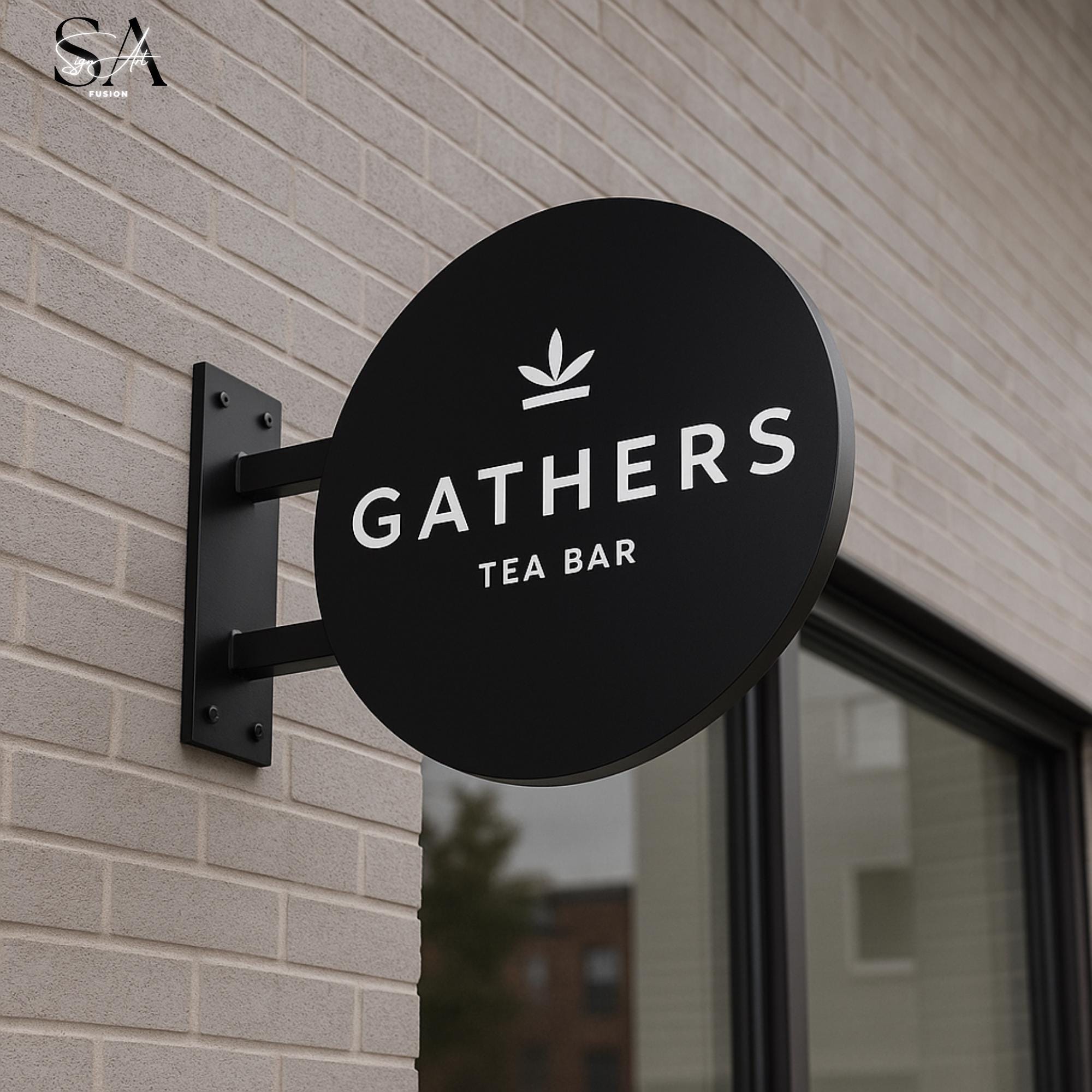 Custom Blade Sign for Business | Hanging Shop Sign With Bracket ...