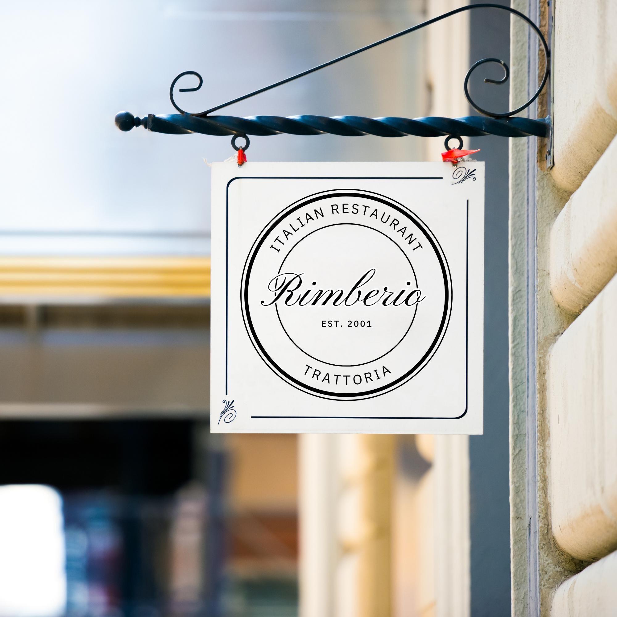 Custom Blade Sign Outdoor Hanging Sign Restaurant & Cafe Blade Sign ...