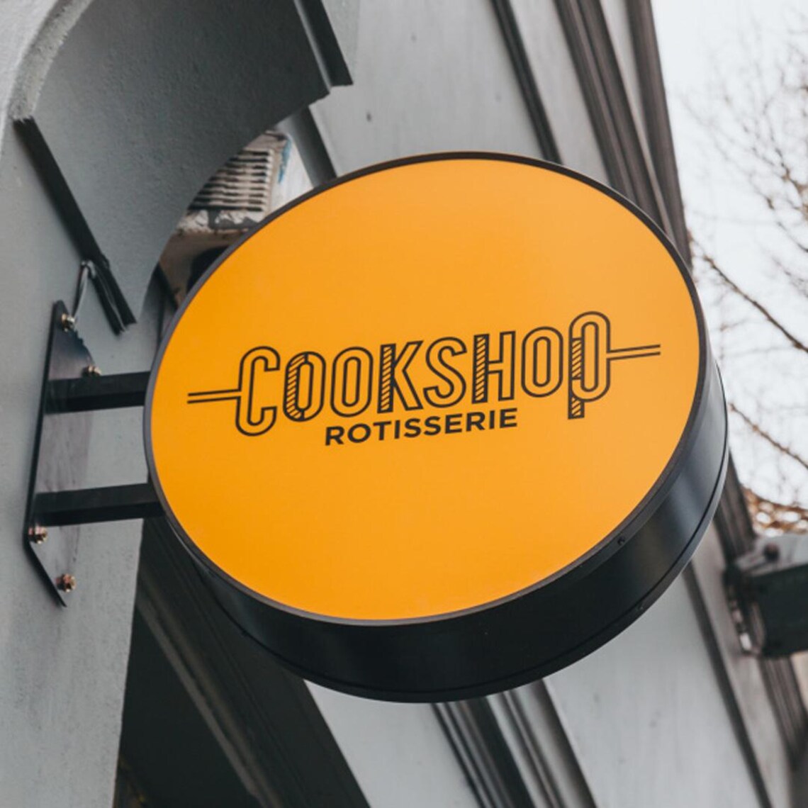 Custom Blade Sign | Outdoor Hanging Sign | Restaurant & Cafe Blade Sign ...