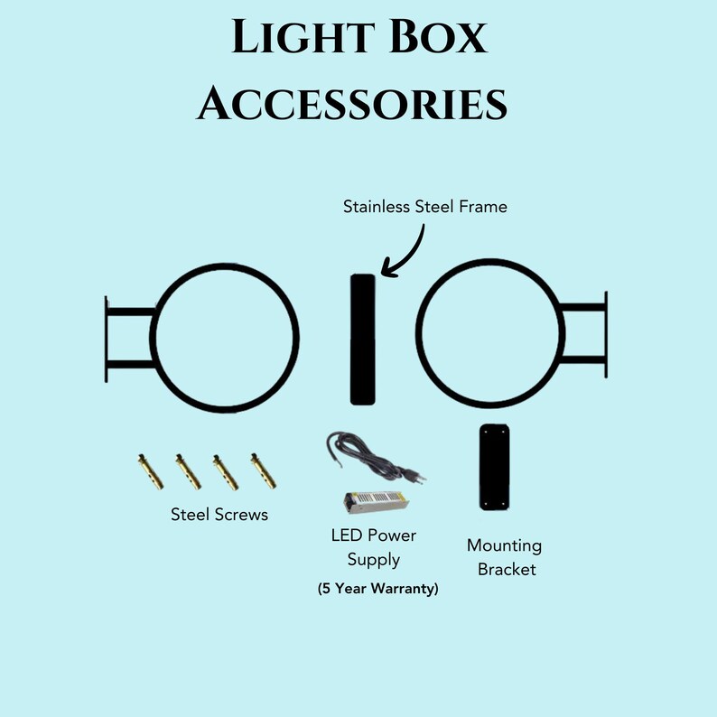 Custom Round Light Box Store Front Sign, Backlit Light Box Sign, LED ...