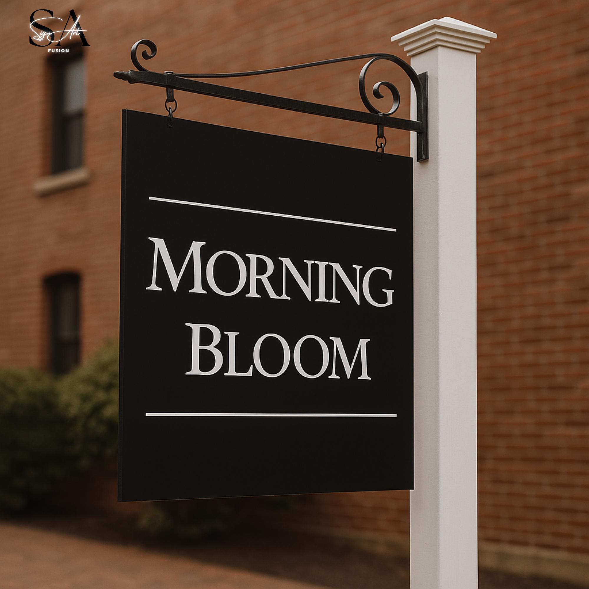 Custom Exterior Hanging Blade Sign for Business | Wall Mounted Blade ...