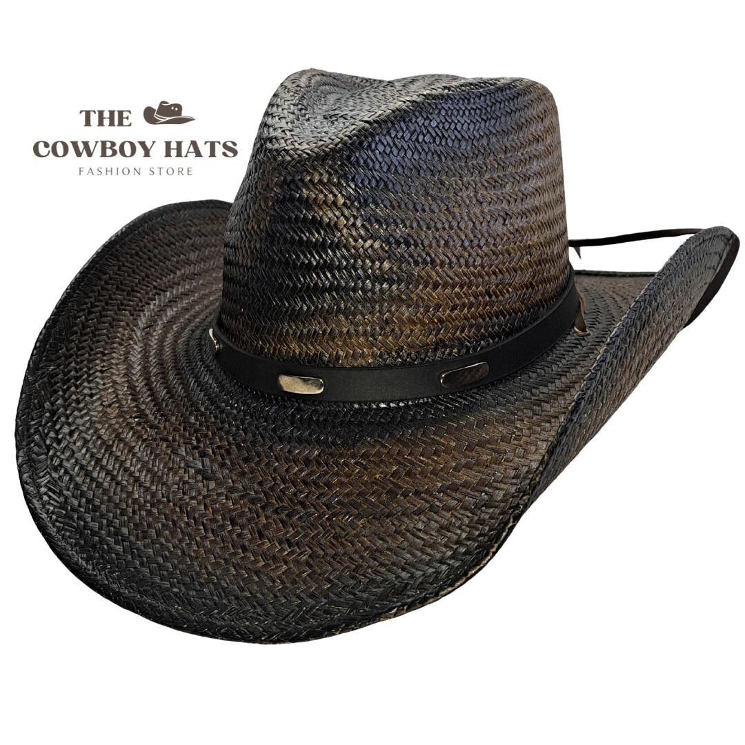 Cooper Dark - Dark Brown Genuine Panama Cowboy Hat - Etsy