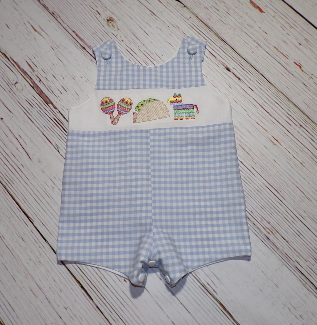 Boys Fiesta Jon Jon, Birthday Outfit, Cinco De Mayo Outfit, Blue ...