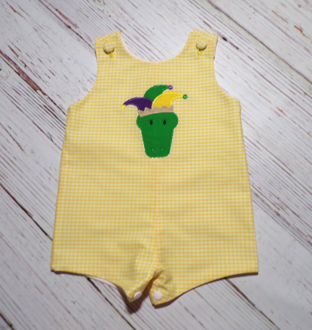 Mardi Gras Jester Jon Jon, Mardi Grass Shortall, Mardi Gras Outfit - Etsy