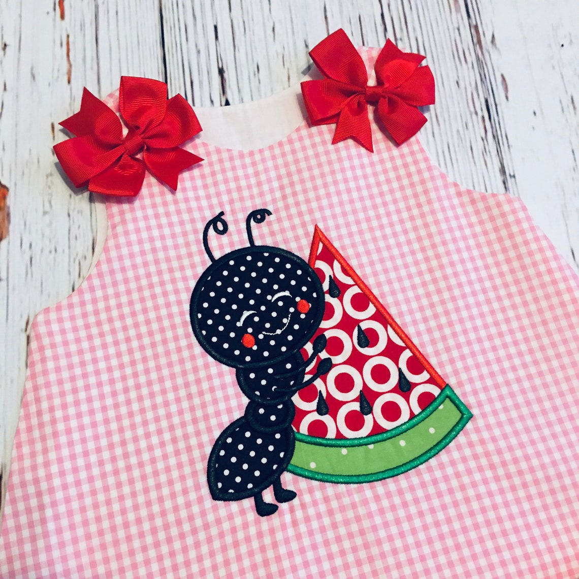 Girls Watermelon Outfit With Bottoms - Etsy