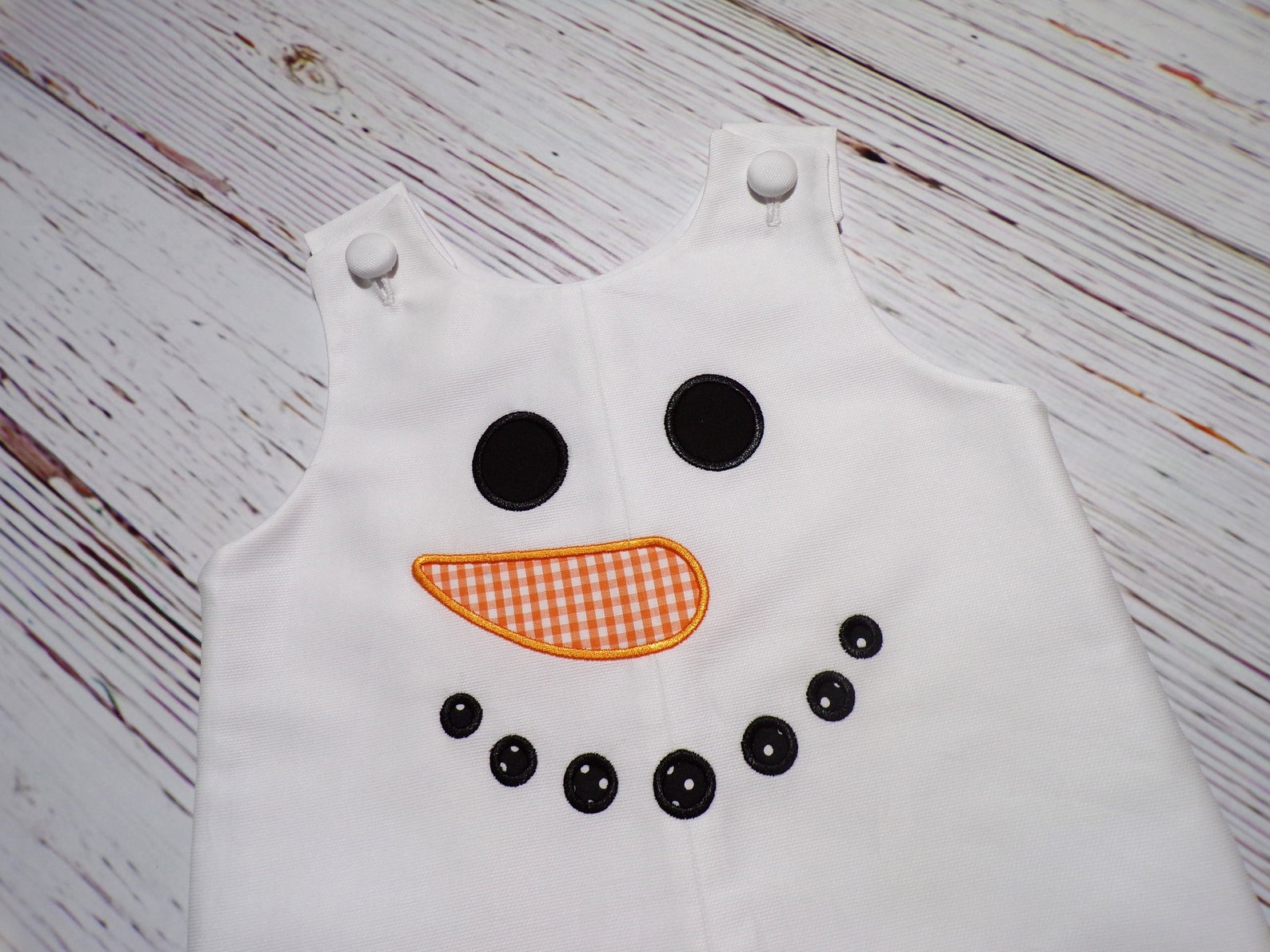 Boys Handmade Snowman Jon Jon, Christmas Outfit - Etsy