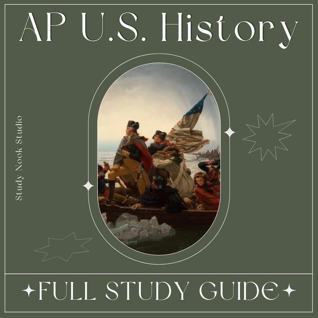 25-26 AP U.S. History - Full Study Guide (ALL UNITS) - Etsy
