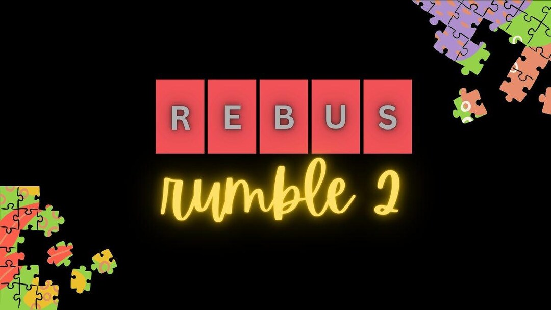 Christmas Party Game Rebus Rumble 2 Puzzle | Canva & Powerpoint ...