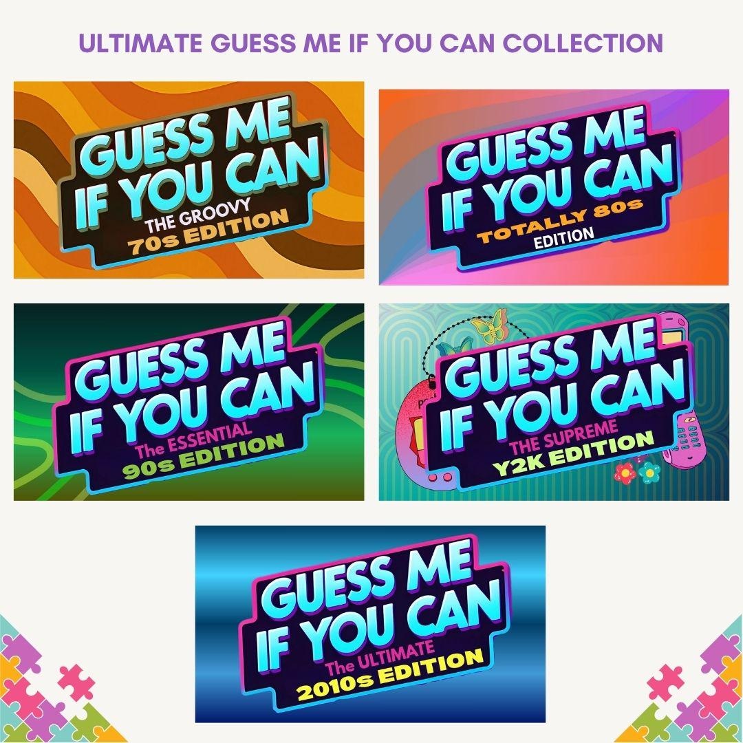 Christmas Party Game Ultimate Guess Me If You Can Trivia Bundle – 70s ...