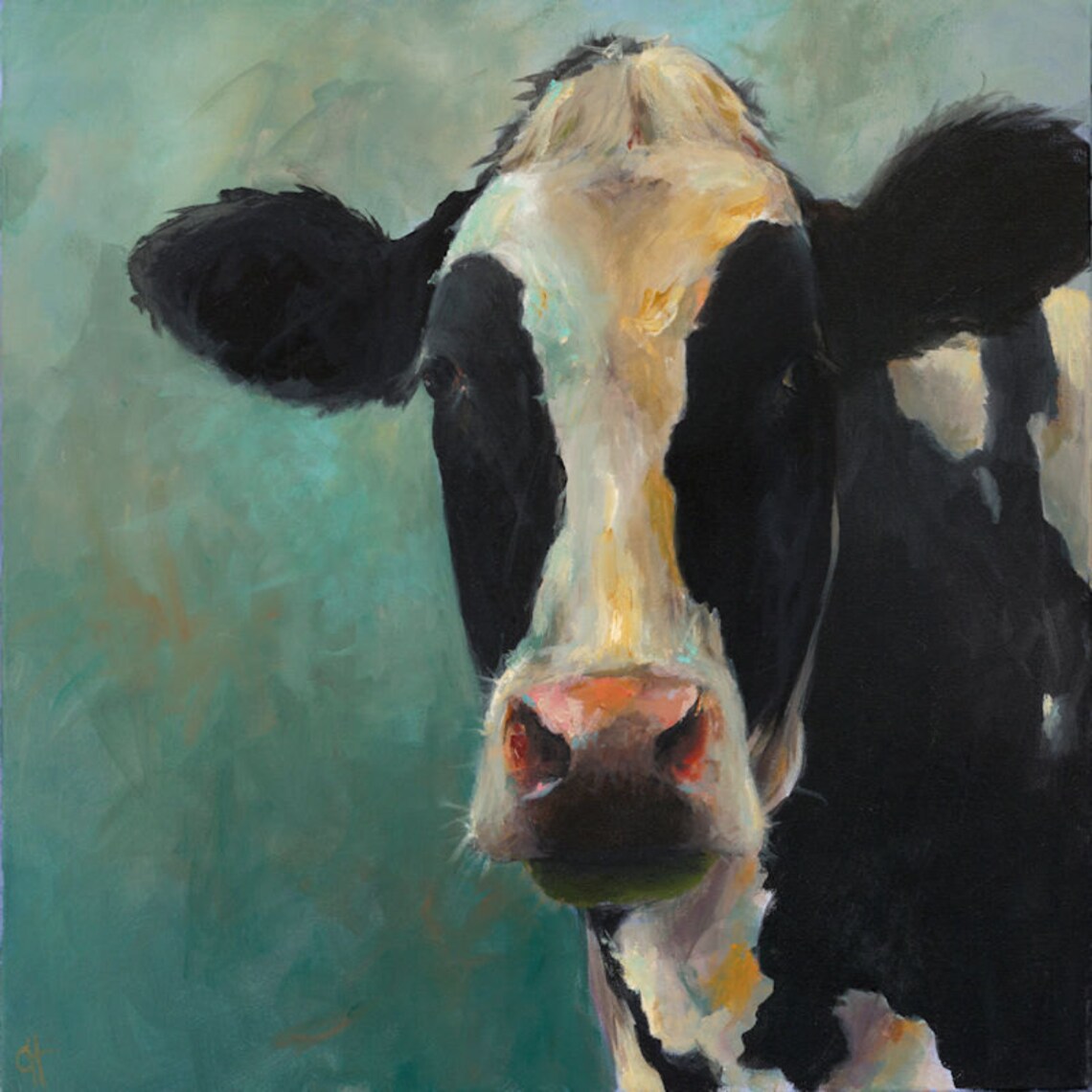 Cow Painting Mary Beth print of an original painting on | Etsy