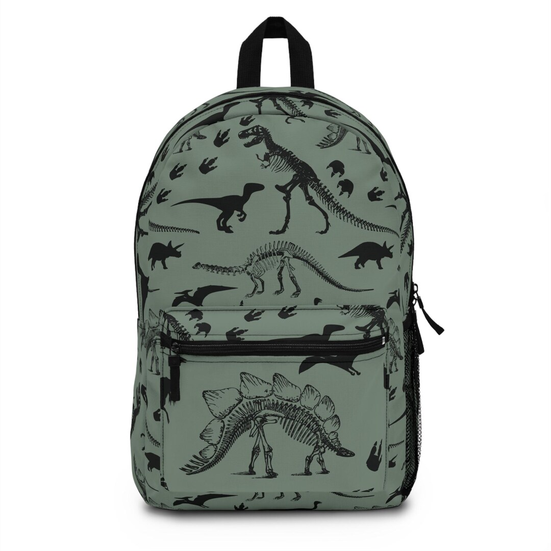 Dinosaur Fossil Backpack, Dino Print, Gift for Him Her Kids Adults ...