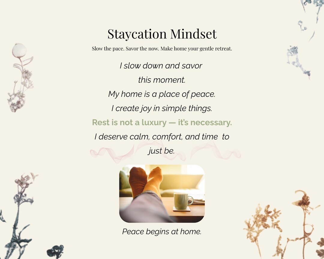 Motivational Printable Wall Art | Create Your Own Staycation Prints ...