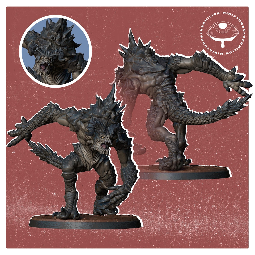 Adult Deathclaw - Red Rock Raiders Collection 32mm (sculpted by ...