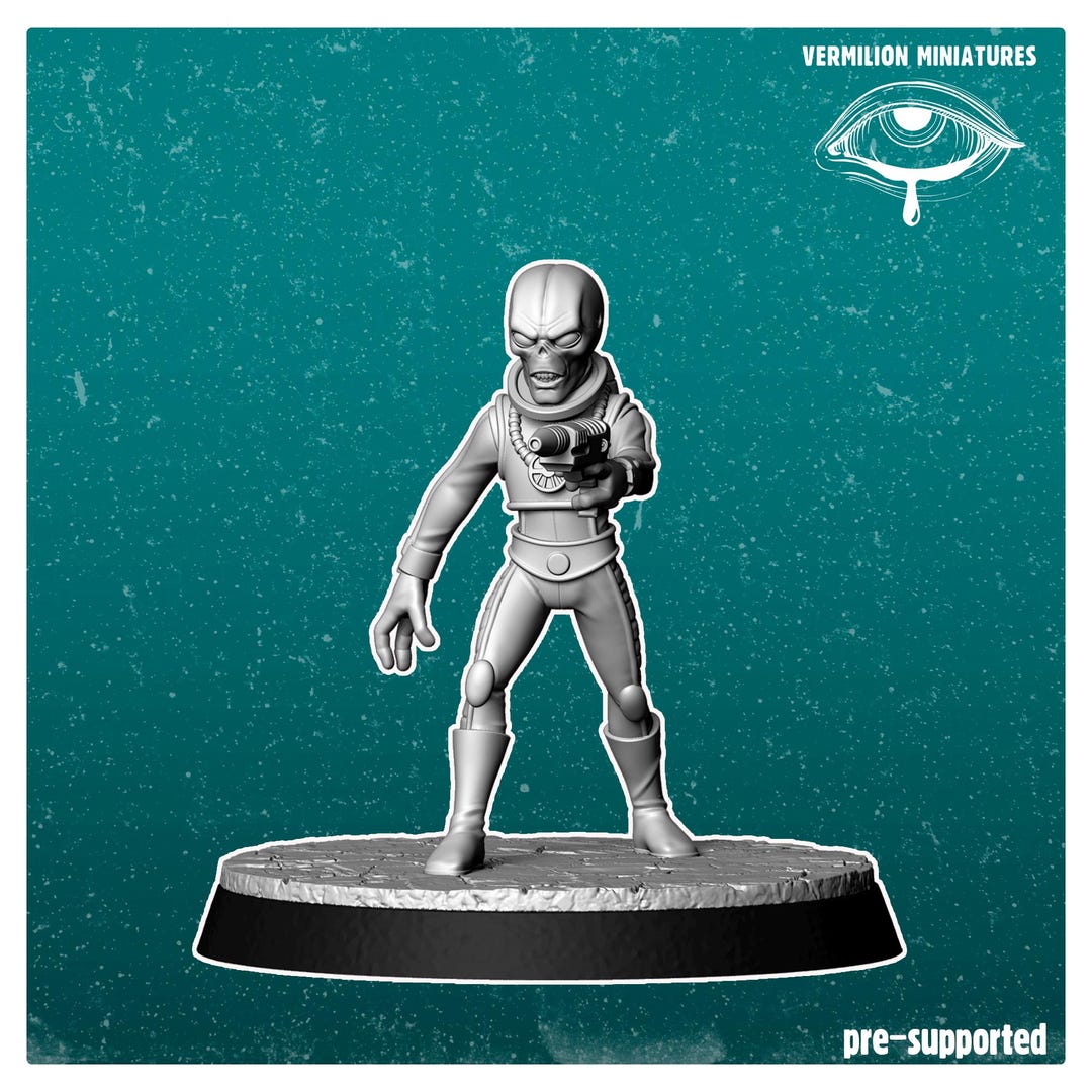 Alien 1 - Space Invaders Collection (vermilion Miniatures) 32mm Mini ...