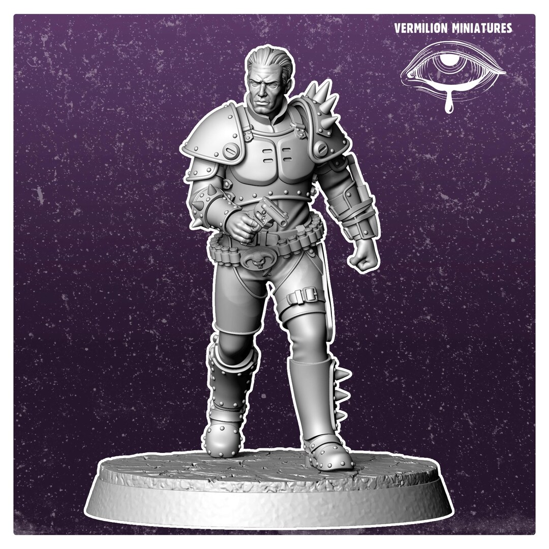 Metal 1 - Armoured Wastelanders Collection (vermilion Miniatures) 32mm ...