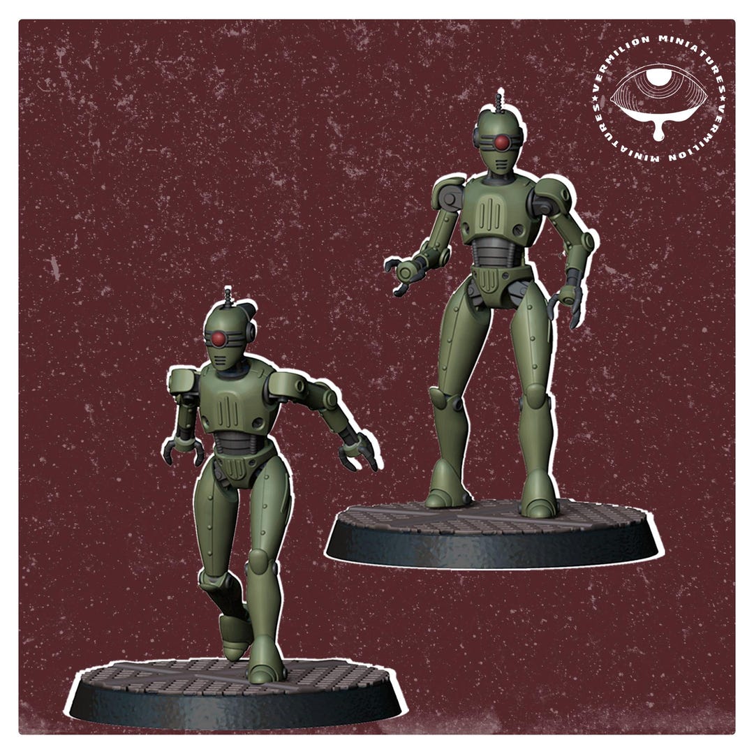 Strikebots - Robotron Collection 32mm (vermilion Miniatures) | Fallout ...