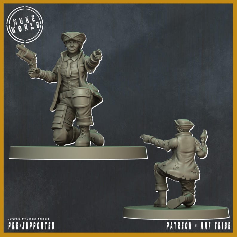 The Shield of the People Set (nuke World) 32mm Scale Proxy Minis for ...