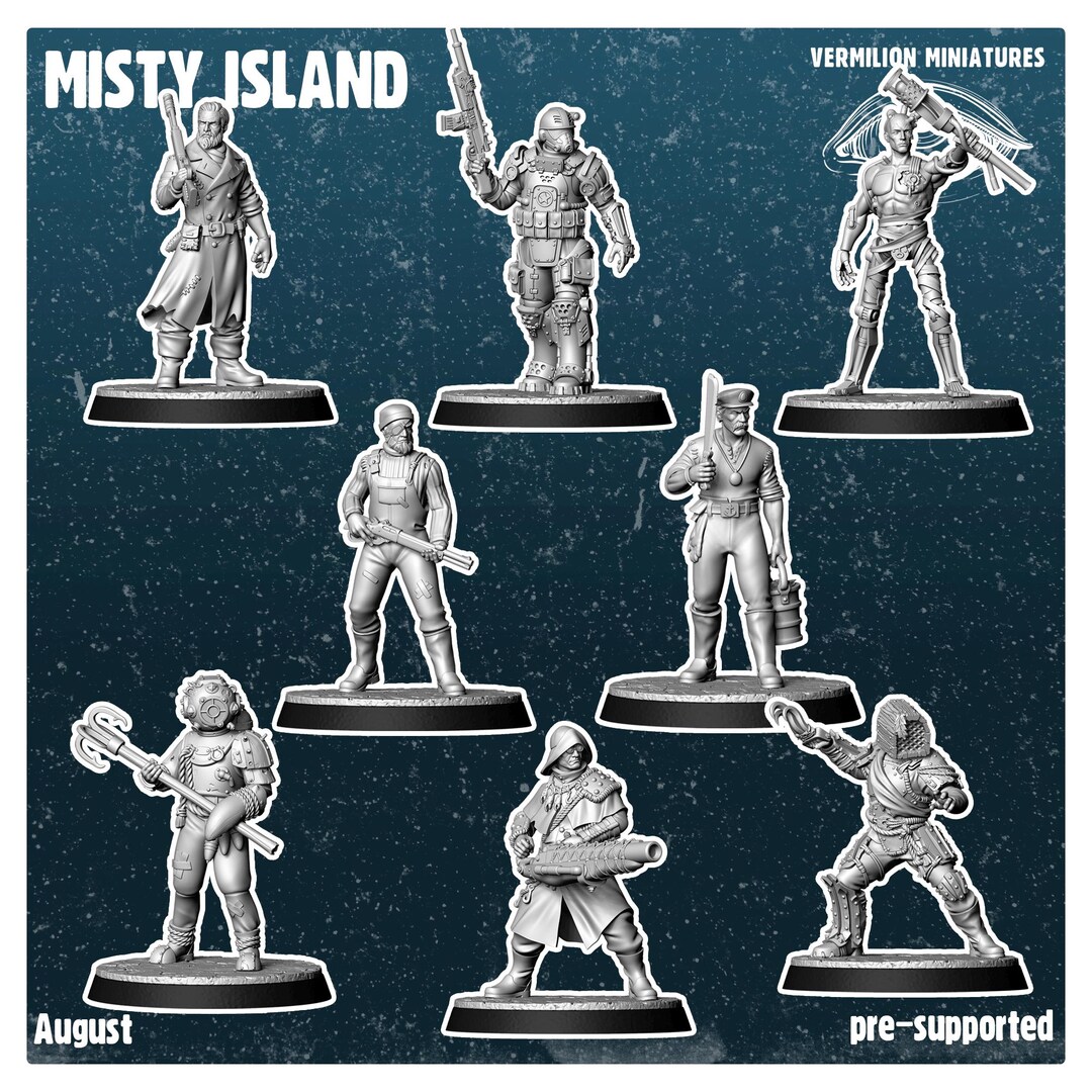 Misty Island Collection - 32mm (sculpted by Vermilion Miniatures ...