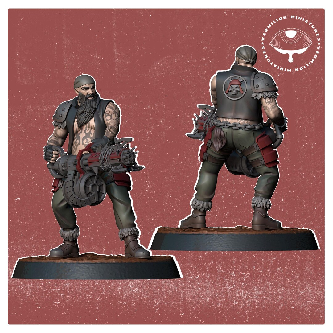 Raider 4 - Red Rock Raiders Collection 32mm (sculpted by Vermilion ...