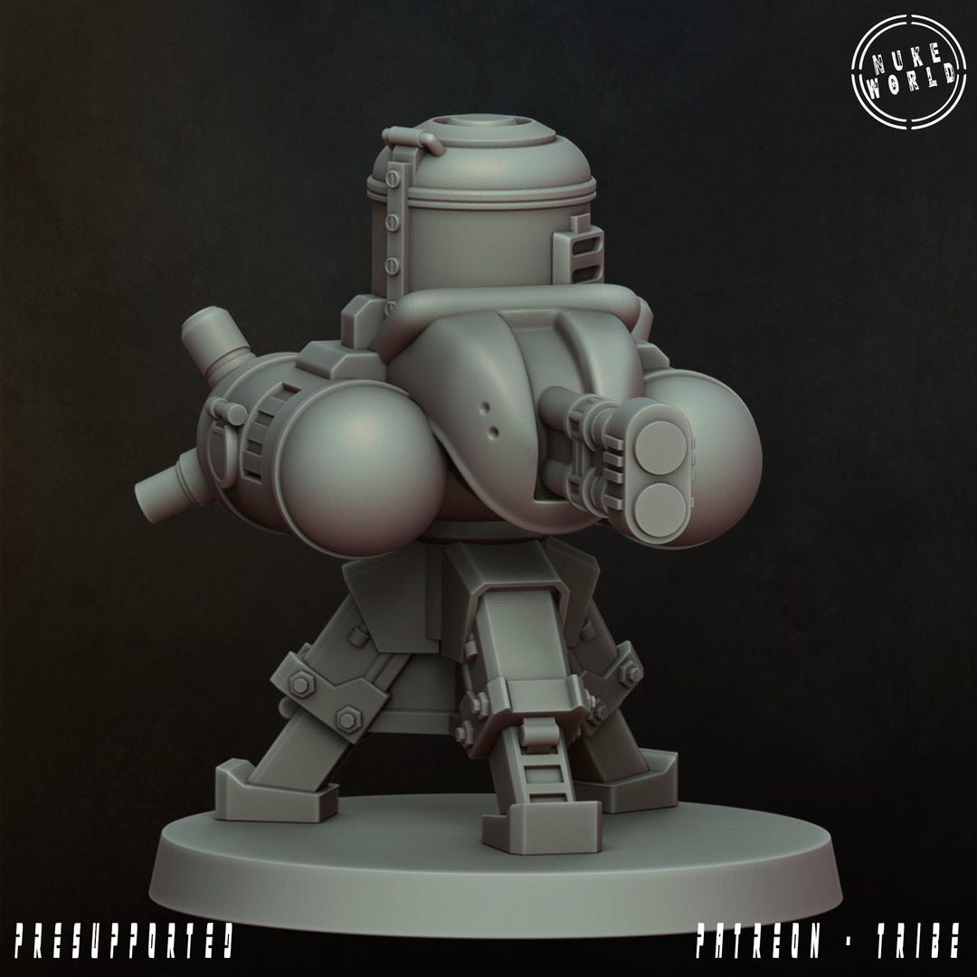 Automated Turret (nuke World) 32mm Scale | Proxy Mini for Wargames IE ...